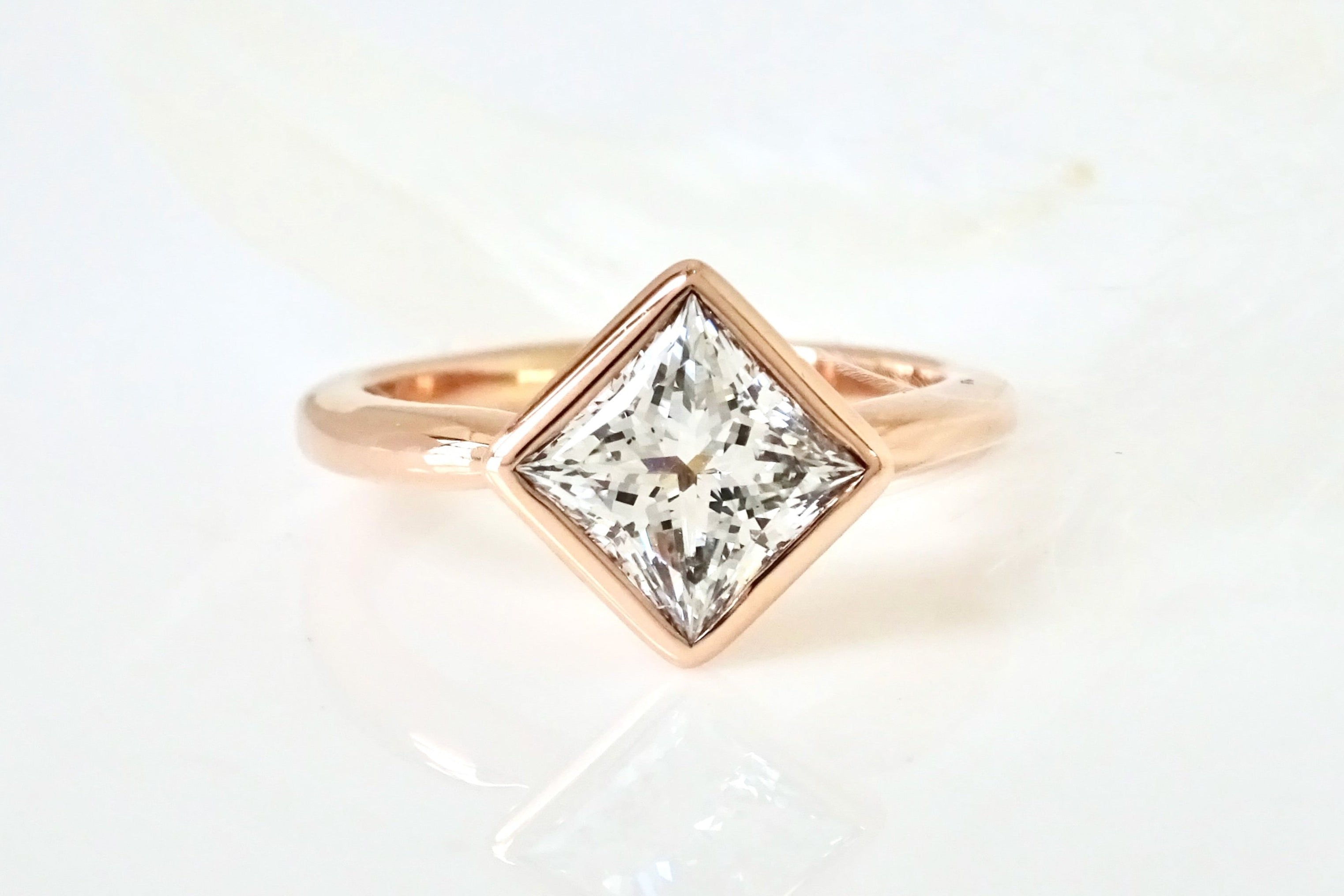 Princess Cut Diamond Solitaire Ring | Michelle Lenáe Jewelry – Michelle ...